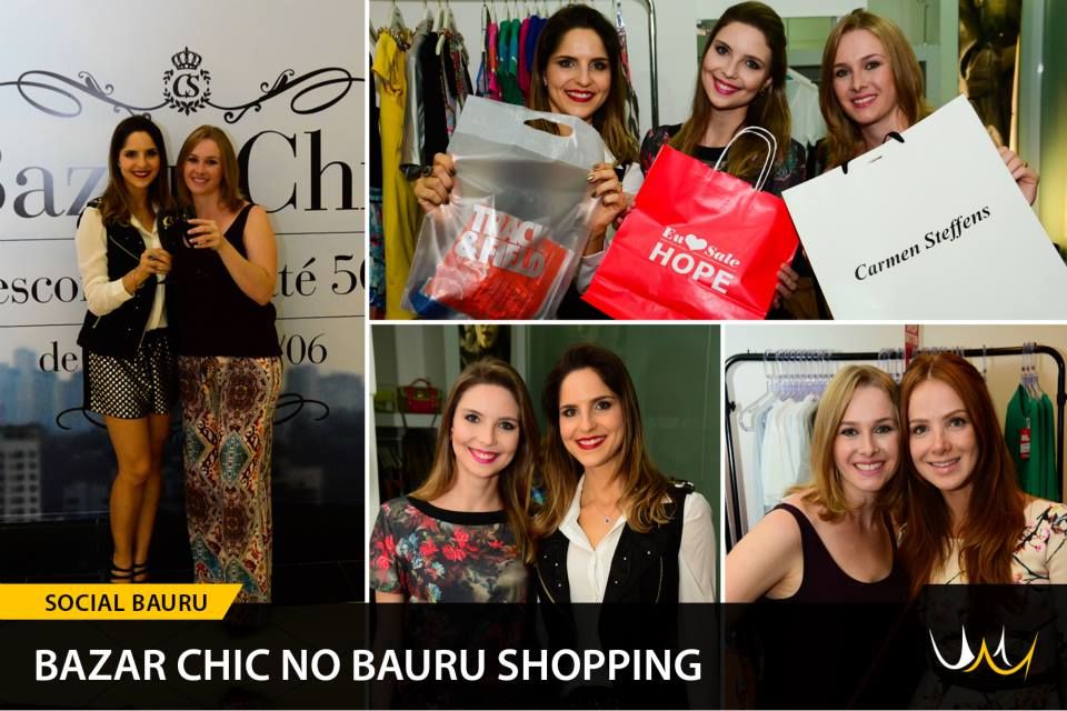 Bazar Chic no Bauru Shopping - Social Bauru